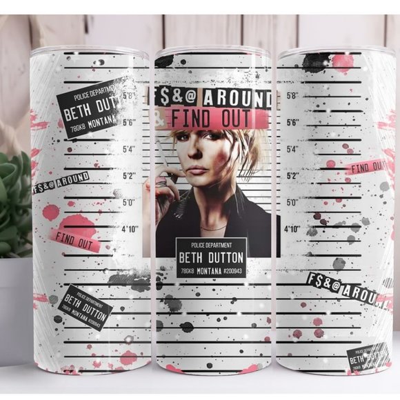 Country Grace With Alisha | Dining | Beth Dutton Yellowstone Custom 2oz ...